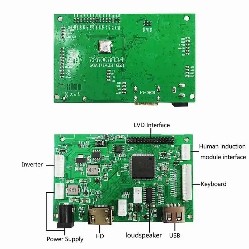 lcd controller board hdmi , laptop lcd screen 1366x768 , 11.6" lcd ...
